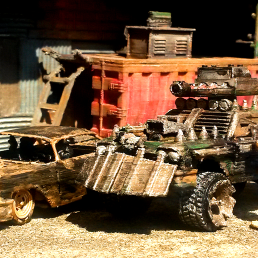 Download free STL file 1:64 Chryslus Highwayman Fallout 2 Mad Max ...
