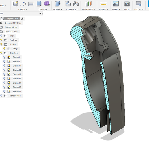 Download free 3D print files Joystick ESP8266 / MPU6050 ・ Cults