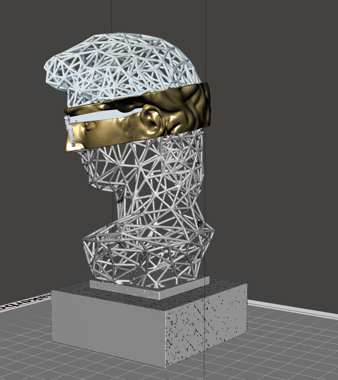 3D file DAVID WIREFRAME SCULPTURE・3D printing idea to download・Cults