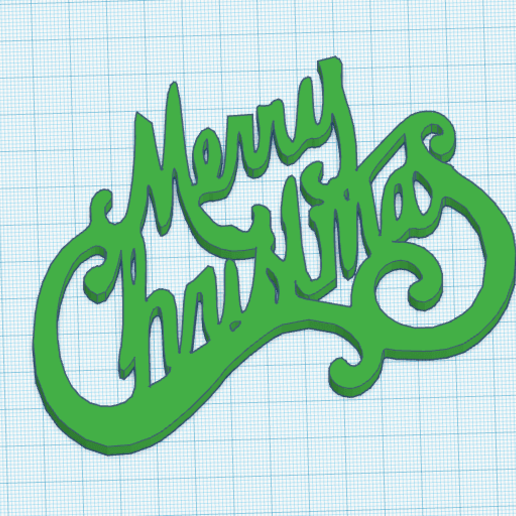 Download 3D printer designs Merry Christmas! 1 ・ Cults