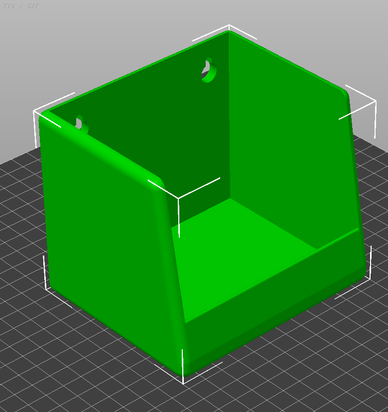 Free 3D file Wall Box Catch All・3D printer design to download・Cults
