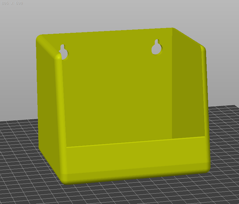Free 3D file Wall Box Catch All・3D printer design to download・Cults