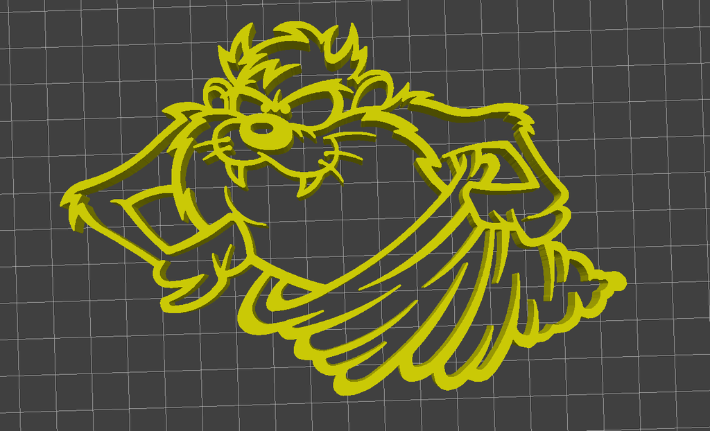 Free 3D file Taz wall art・Template to download and 3D print・Cults