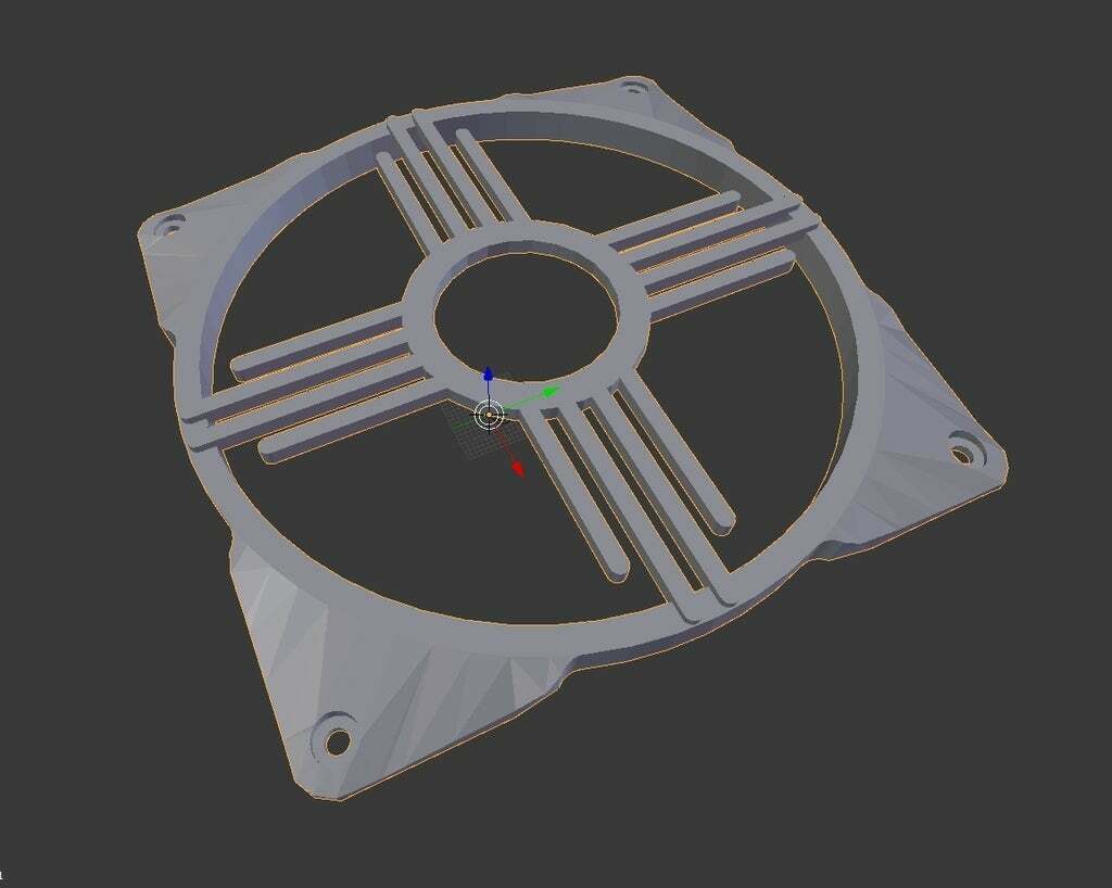 Free STL file 120mm Zia fan grill・3D print model to download・Cults