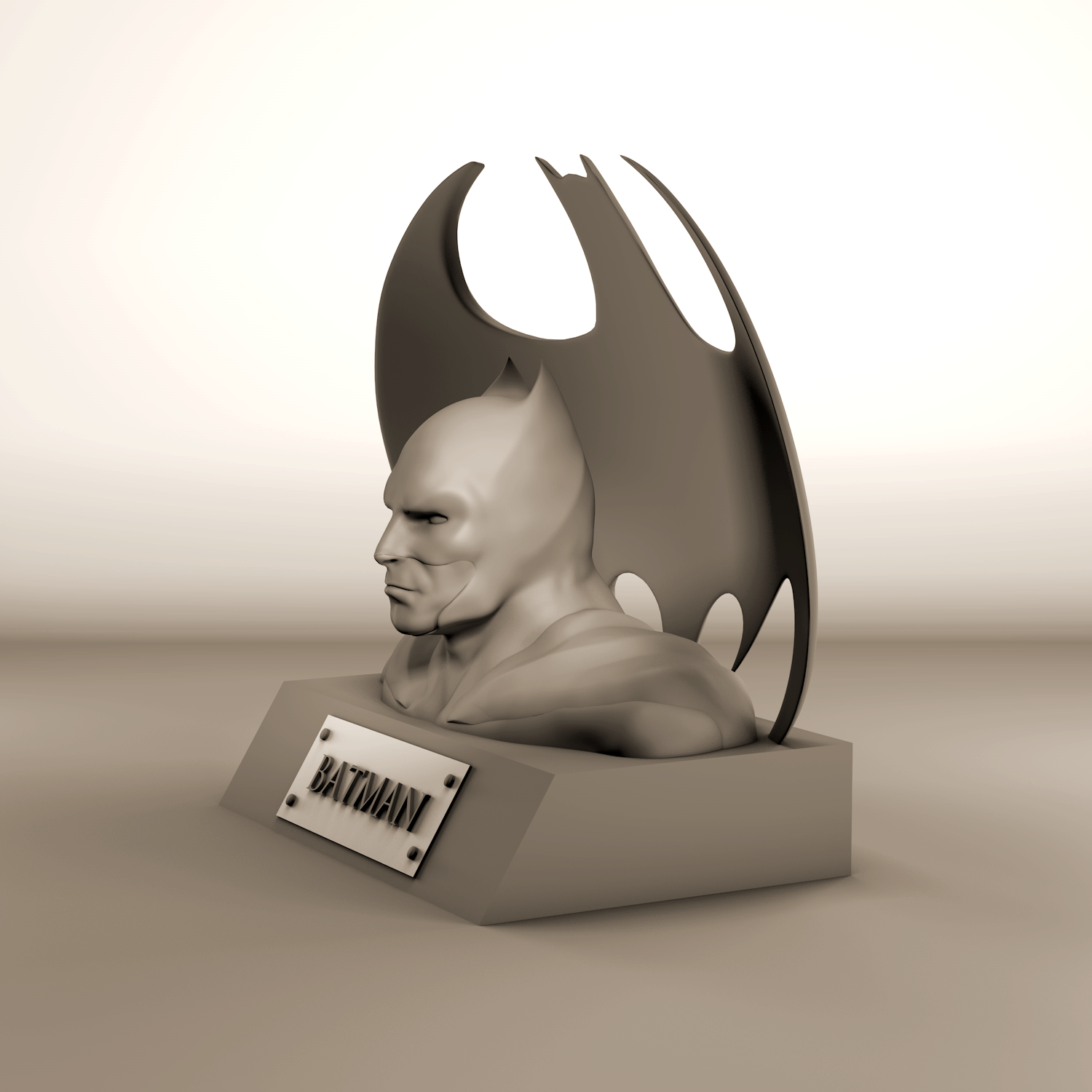 STL file Batman Bust・Design to download and 3D print・Cults