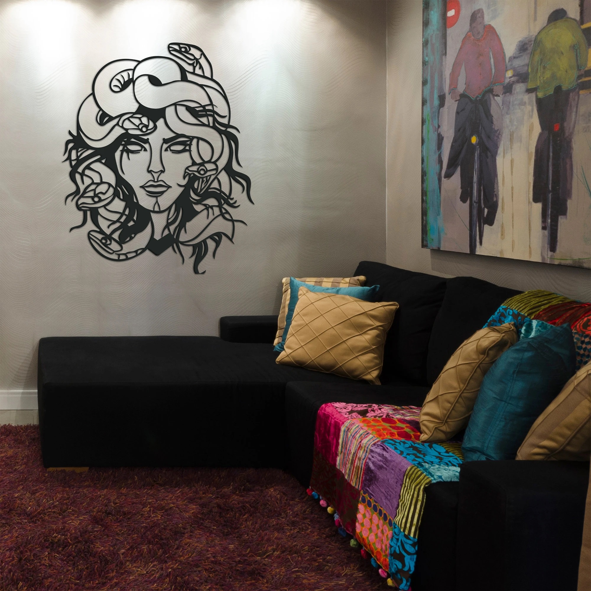 Archivo STL Medusa - Arte mural 👫・Idea de impresión 3D para descargar・Cults