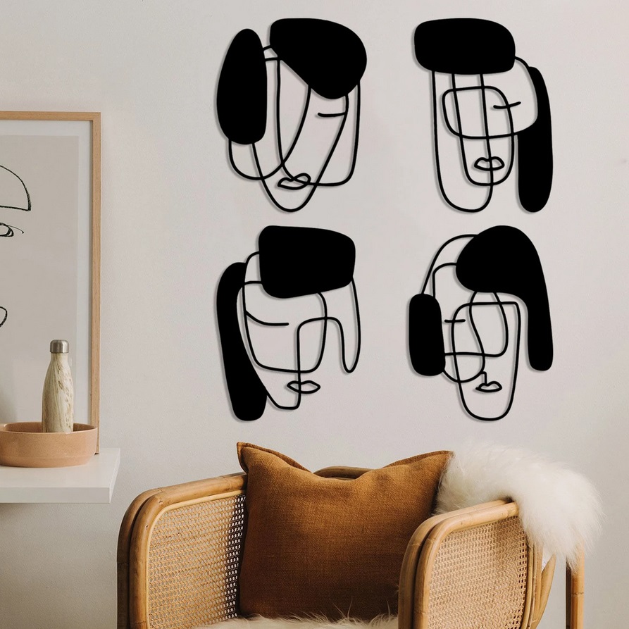 STL file line art : modern art :Picasso collection・Design to download ...