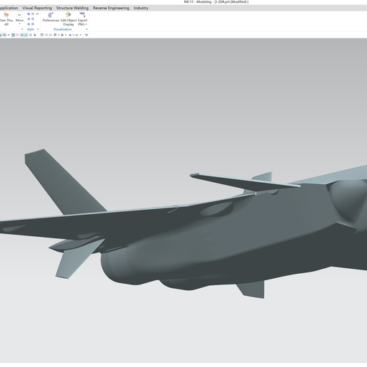 Descargar archivo STL J-20 Jet 3D imprimible • Objeto para impresora 3D ...