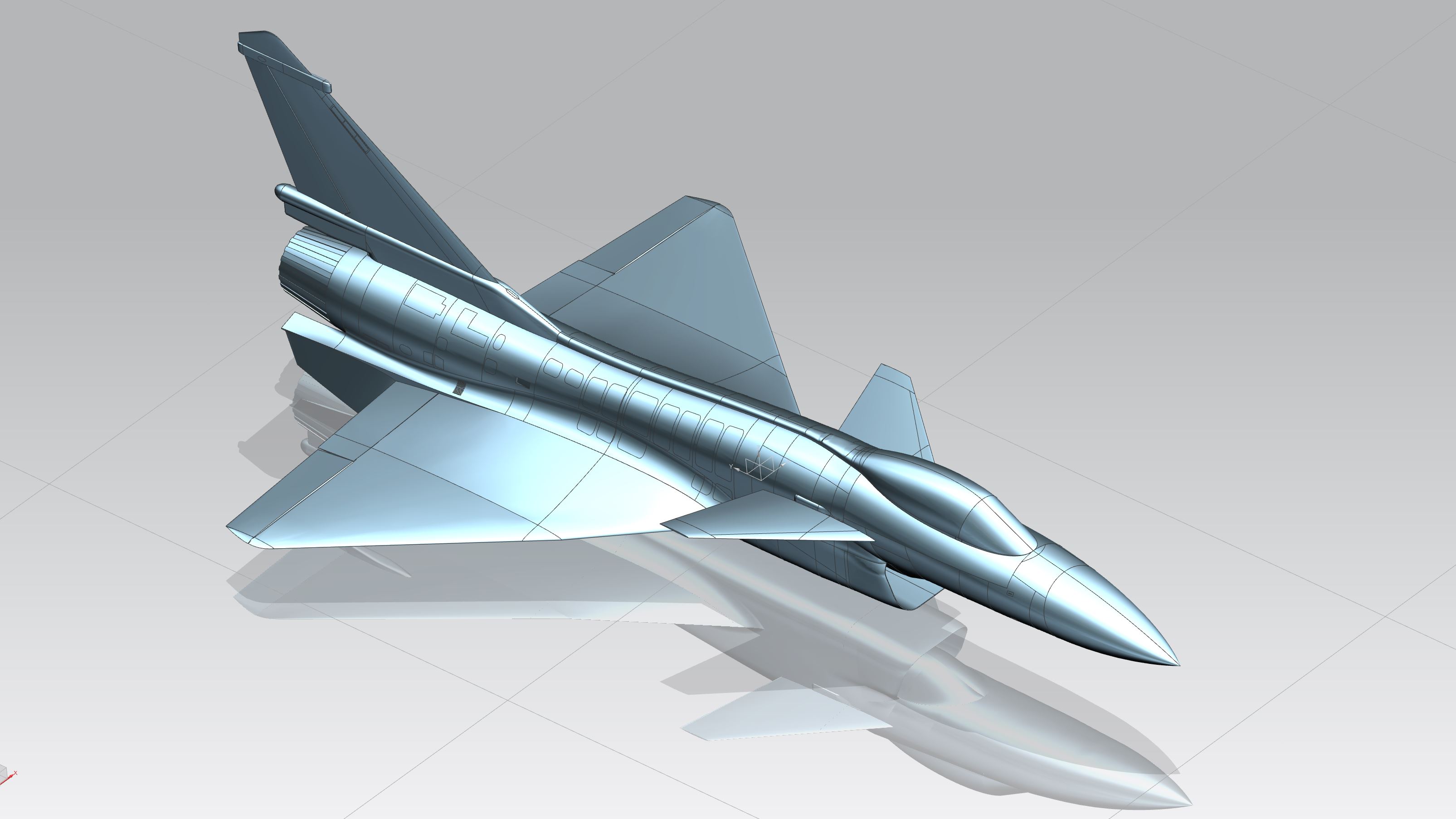 STL file J-10C Jet 3D Printable 🛩️・3D printing design to download・Cults