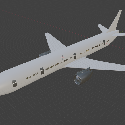Download STL file Boeing777 • 3D printer model ・ Cults