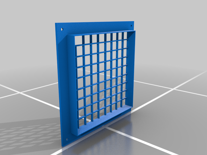 Free 3D file AC Infinity duct and grate for 6" cabinet/crawlspace fans ...