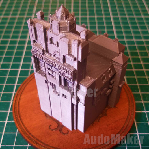 Download STL file Tower of Terror Disney Hollywood Studios • 3D ...