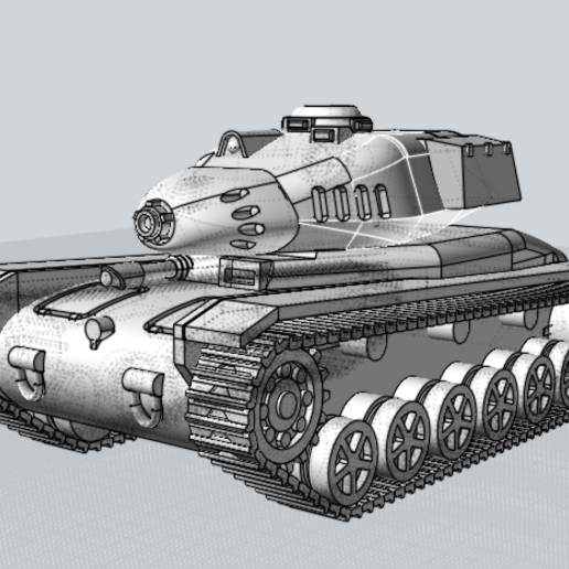 Download free STL file PlasmaTank STRV74 pattern • 3D printer object ...