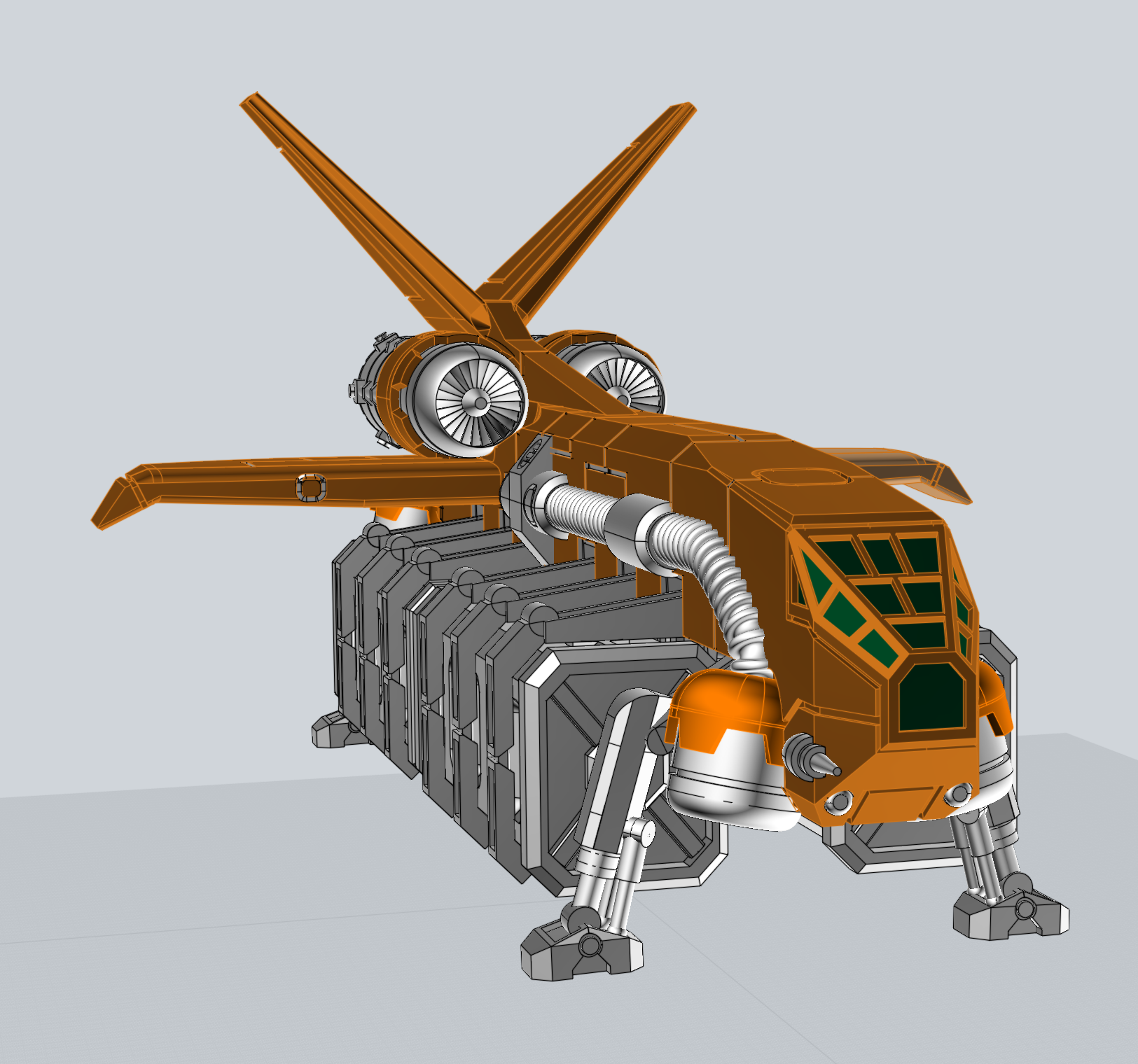 Free STL file FreightShuttle・3D printing design to download・Cults