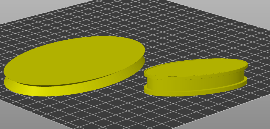Free STL file oval base 3pcs・Template to download and 3D print・Cults