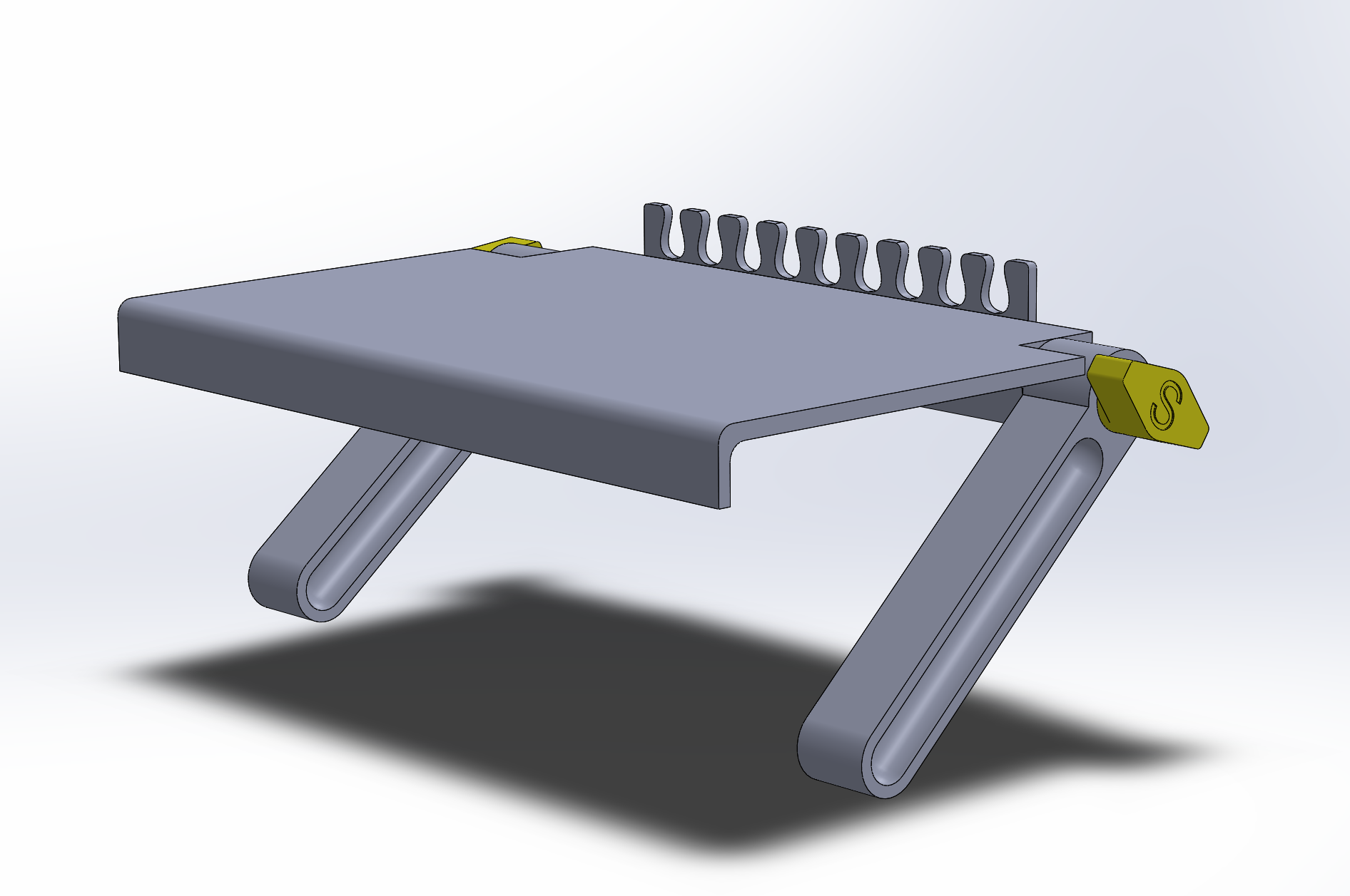 STL file Shelf on TV (for TVbox)・3D printing template to download・Cults