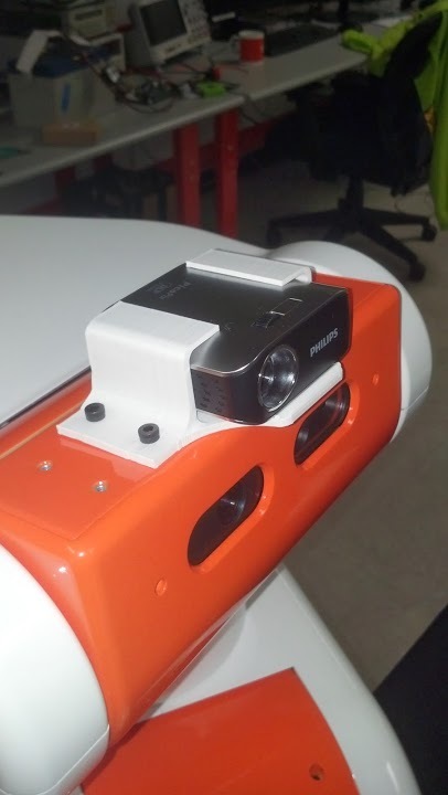 Download free STL file ppx2055 pico projector mount for UBR-1 head • 3D ...