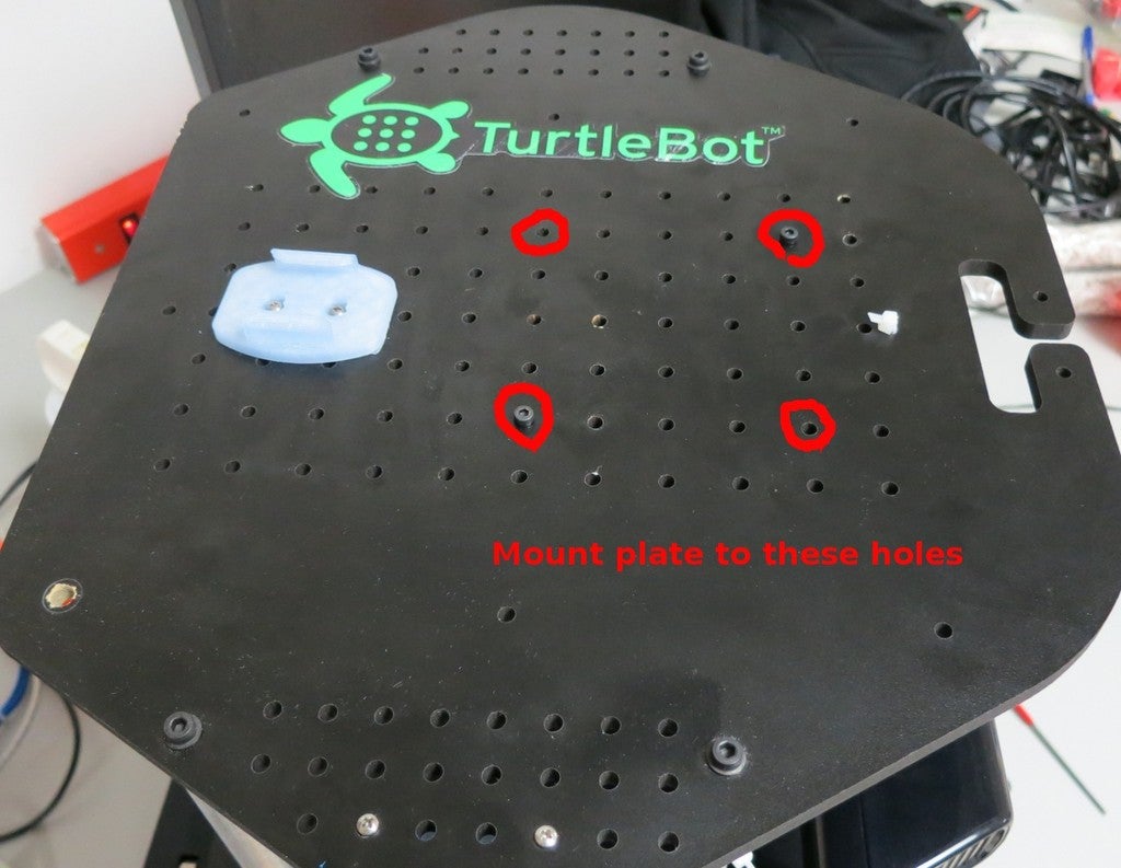 Free STL file 3d printed Hokuyo URG adapter plate for Turtlebot and Turtlebot2・3D printable ...
