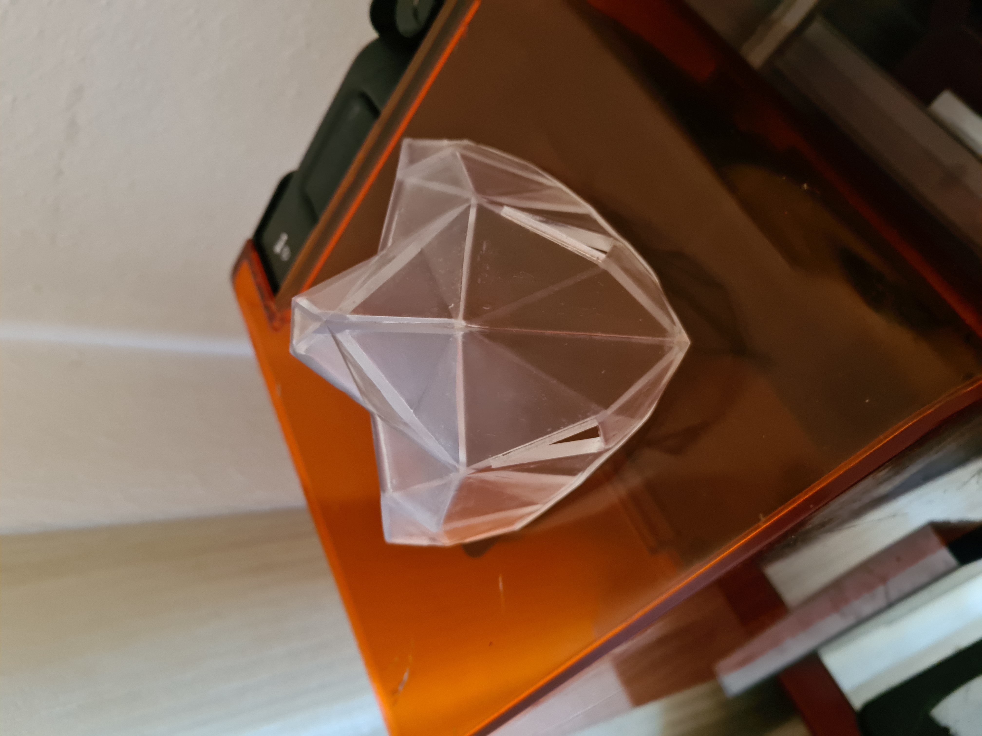 3D printable Low Poly Face Mask Covid-19 • made with Form Labs Form 2・Cults