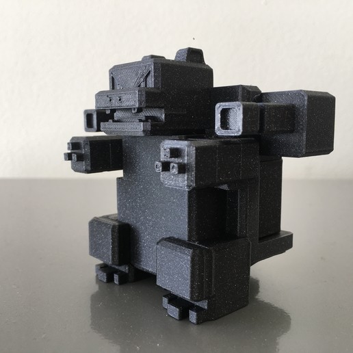 Download 3D printing templates Blocky Blastoise ・ Cults