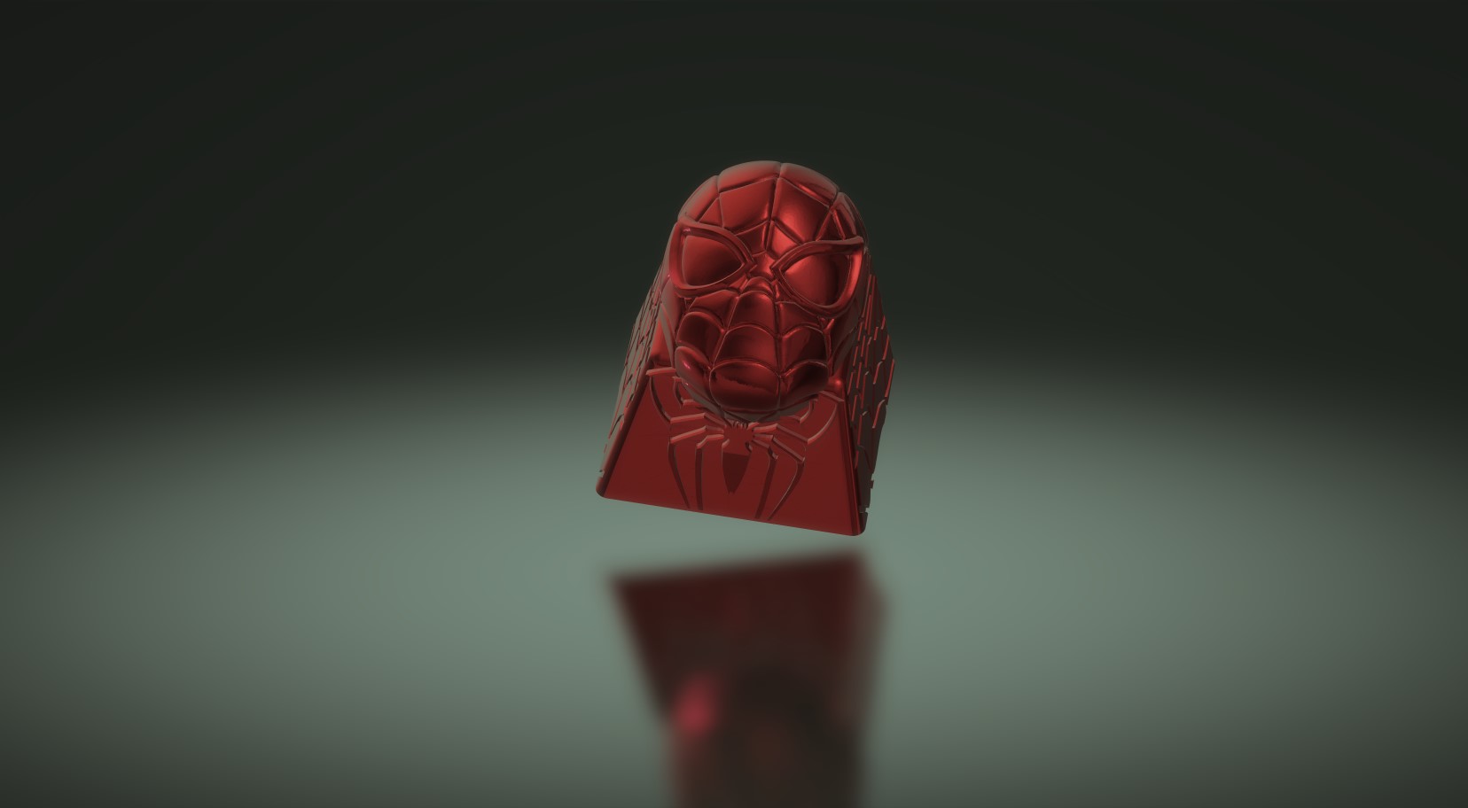 STL file Spider-man Keycap・3D printing model to download・Cults