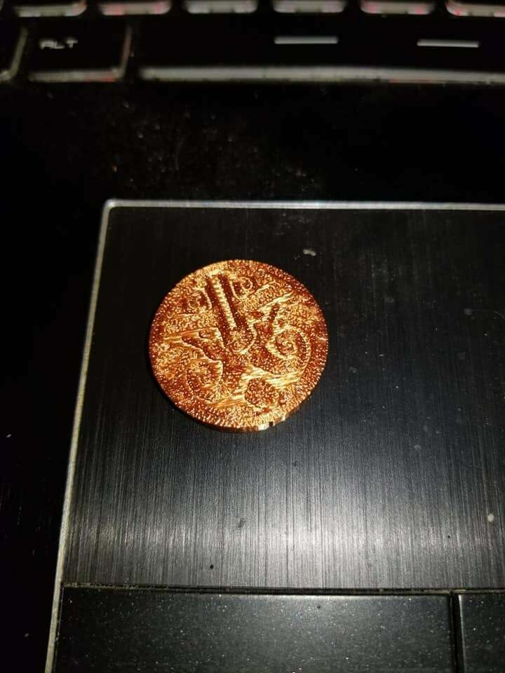 Free STL file Modified Dwarven Gold Coin・3D print object to download・Cults