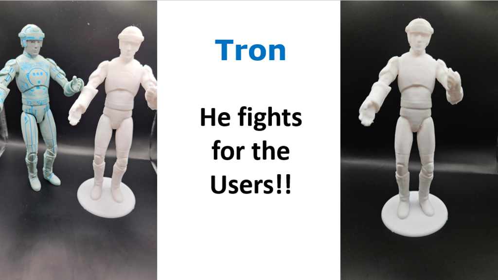 Free 3D file Tron Figure 👥・Design to download and 3D print・Cults