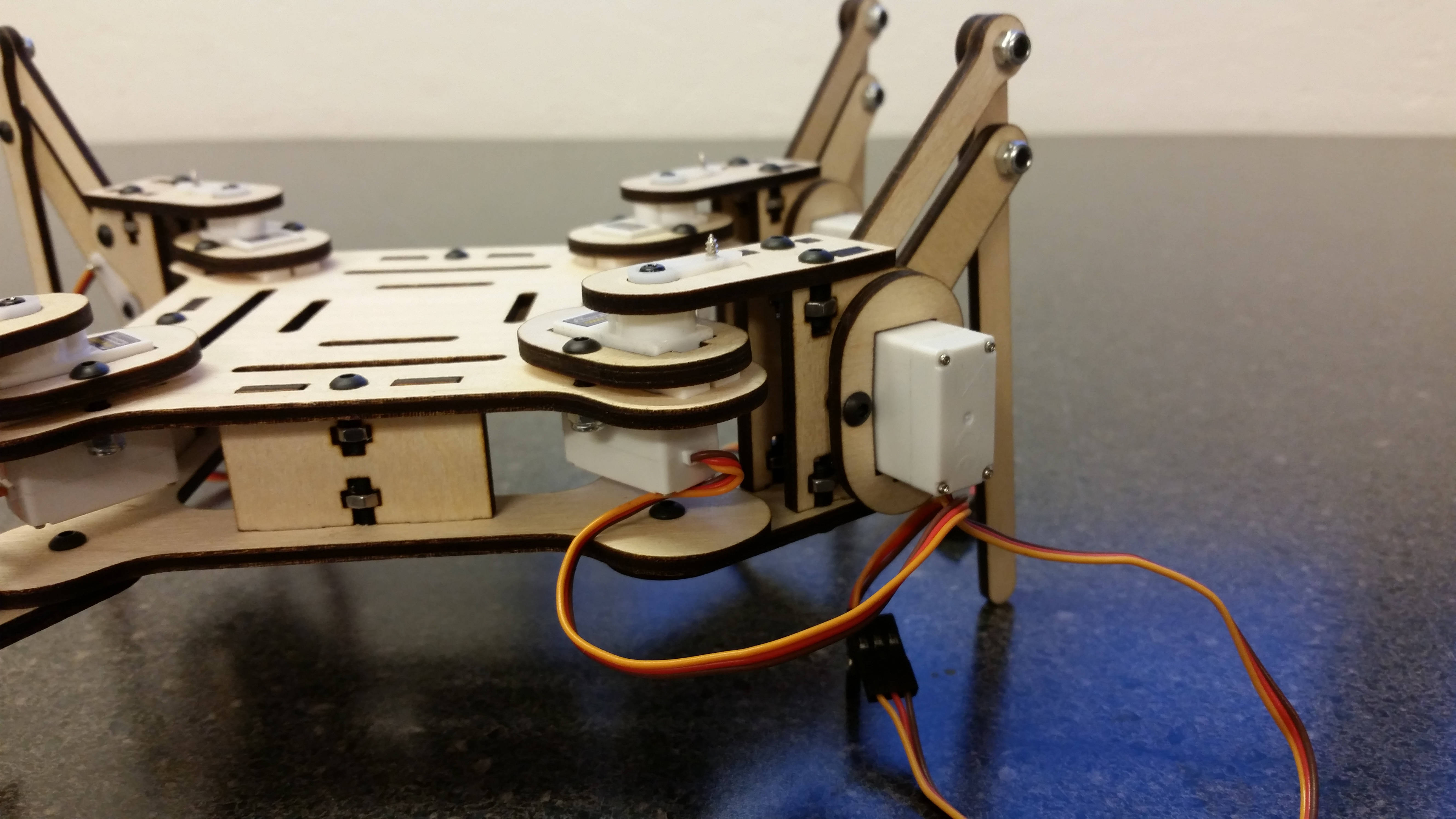 Free STL file mePed Quadruped Robot 🤖・Object to download and to 3D print・Cults