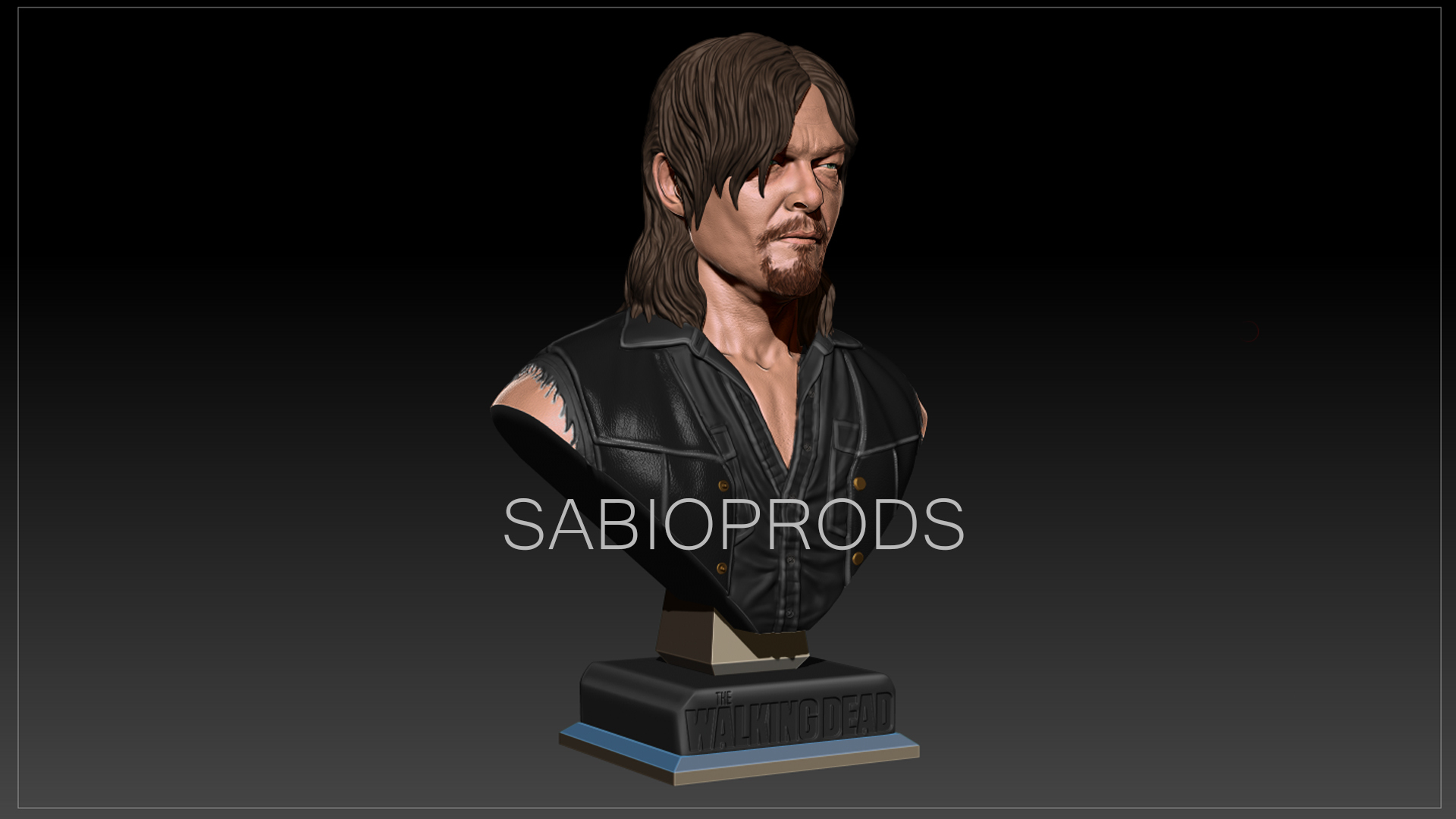 STL file DARYL DIXON WALKING DEATH SABIOPRODS 3D PRINT MODEL 🚶・3D print ...