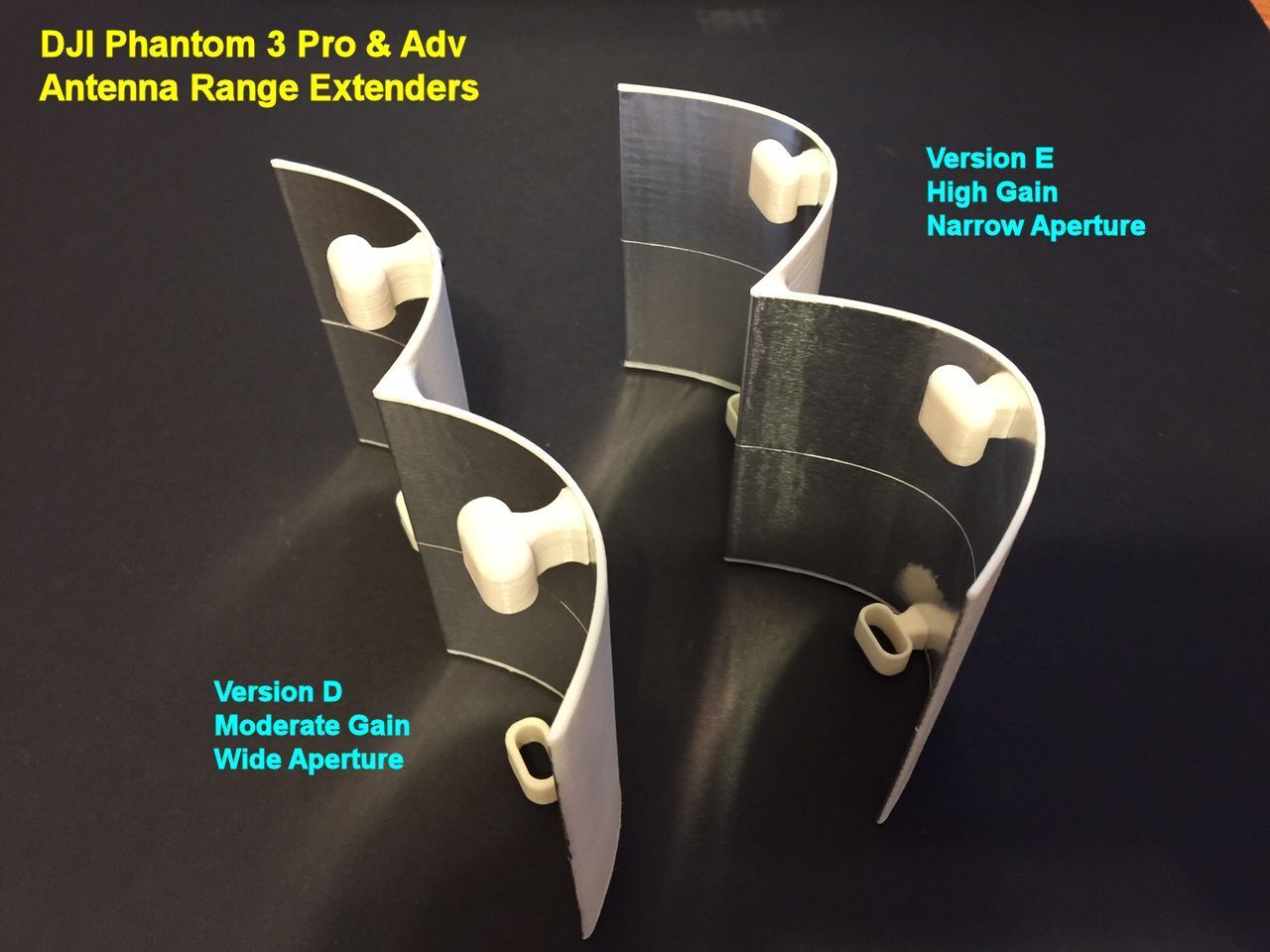 Free STL file DJI Phantom 3 & Inspire 1 Range Extender – Version D・3D ...