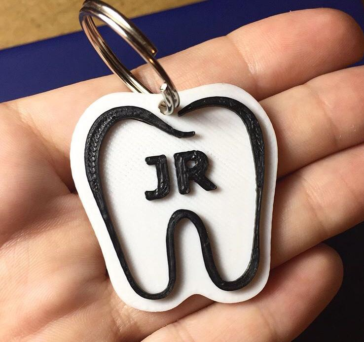 STL file Key chain Tooth・3D print design to download・Cults