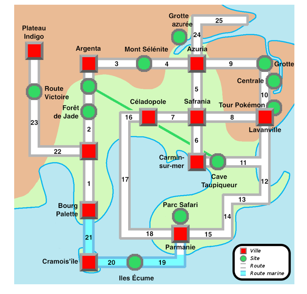 Free STL file Pokémon Red - Blue - Yellow Map・3D printer model to ...