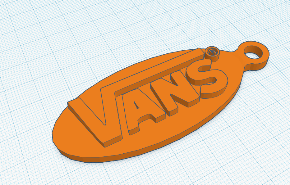 STL file Vans key chain・3D print design to download・Cults