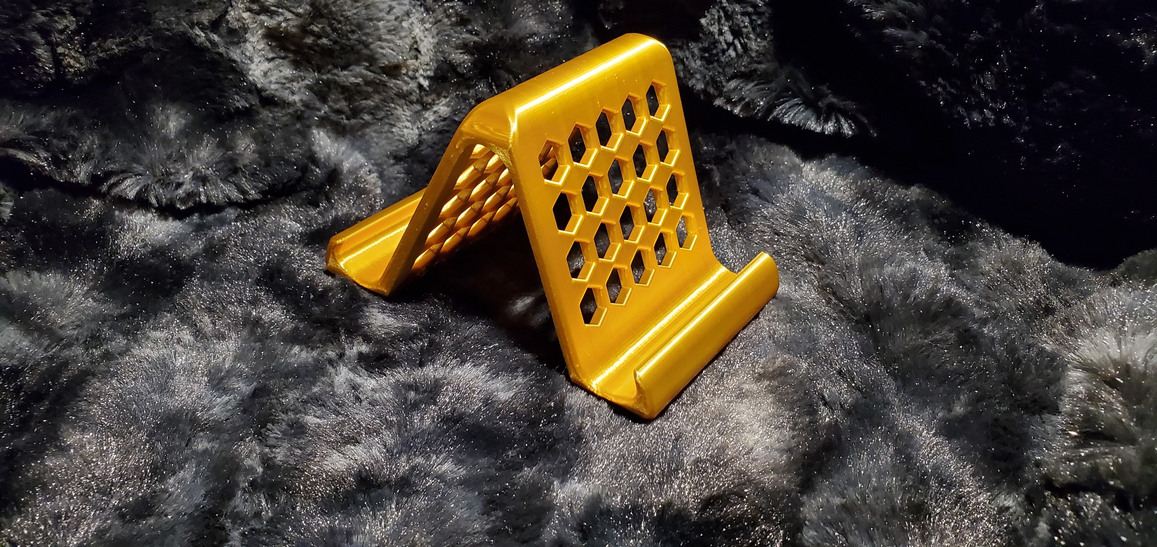 STL file Phone Mount Stand Hex3d・3D printer model to download・Cults