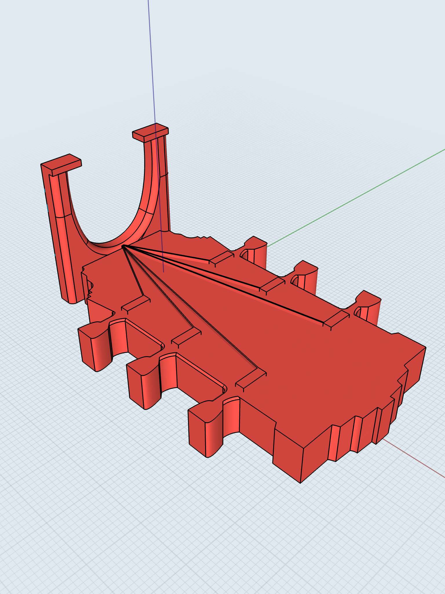 STL file Electric Guitar Holder (Retro Guitar Style)・3D printer model ...