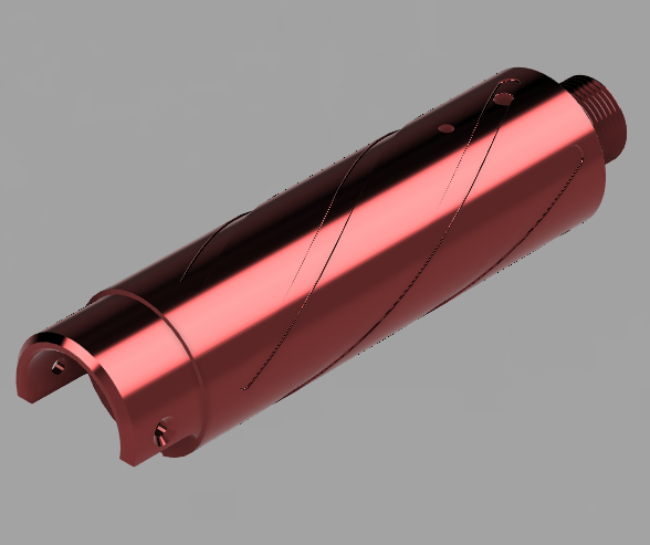 STL file AAP 01 Fluted Barrel - Airsoft - 14mm CCW - Outer Barrel 🔫 ...