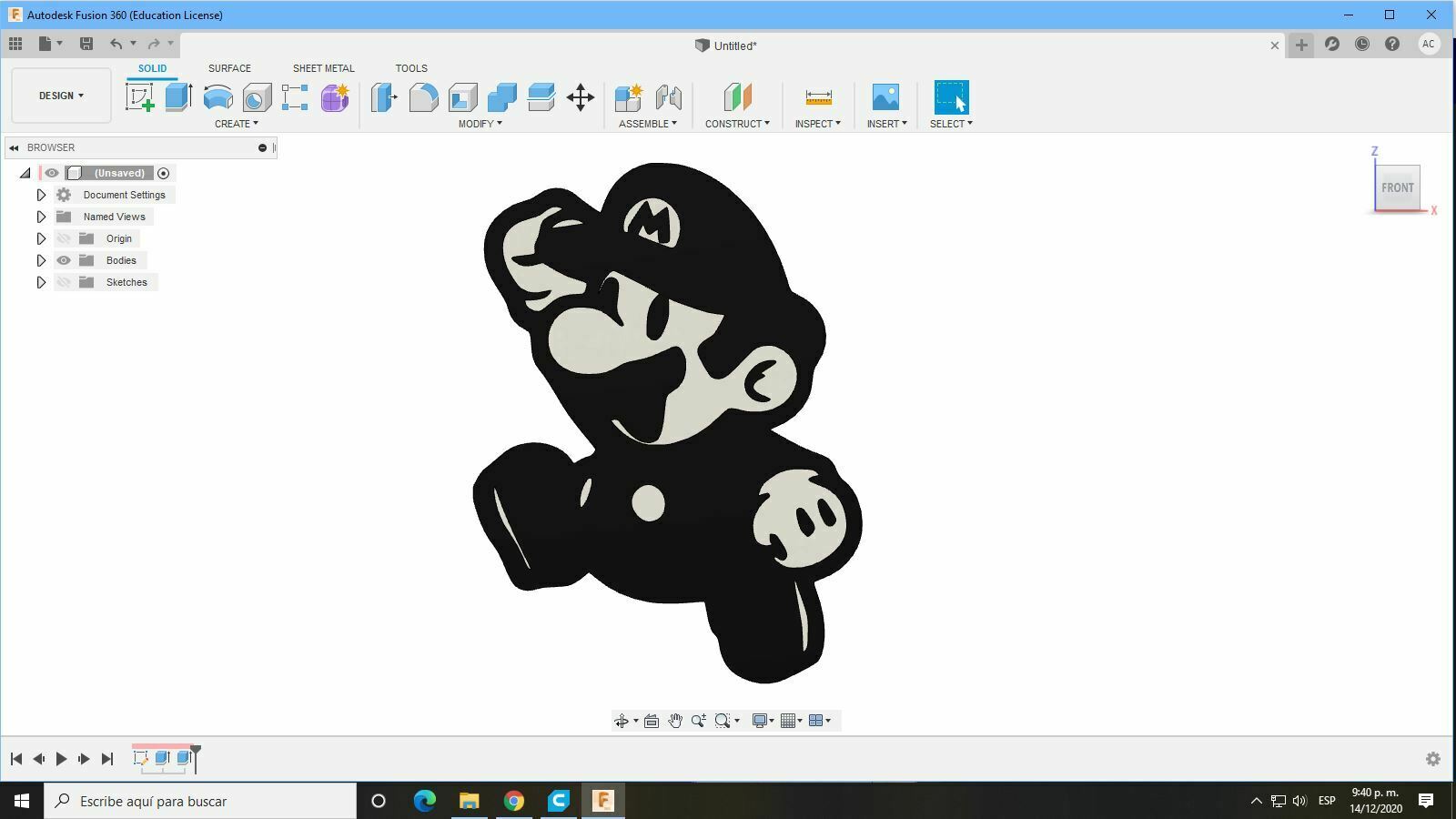 Free STL file Mario 2d・Template to download and 3D print・Cults