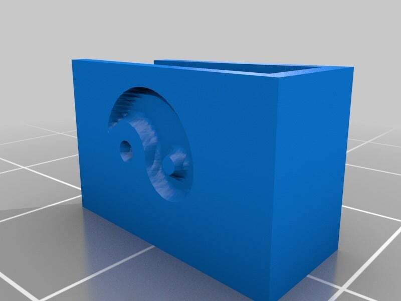 Free STL file Customizable Tumbler Tag with Symbol 🍹・3D printer model ...