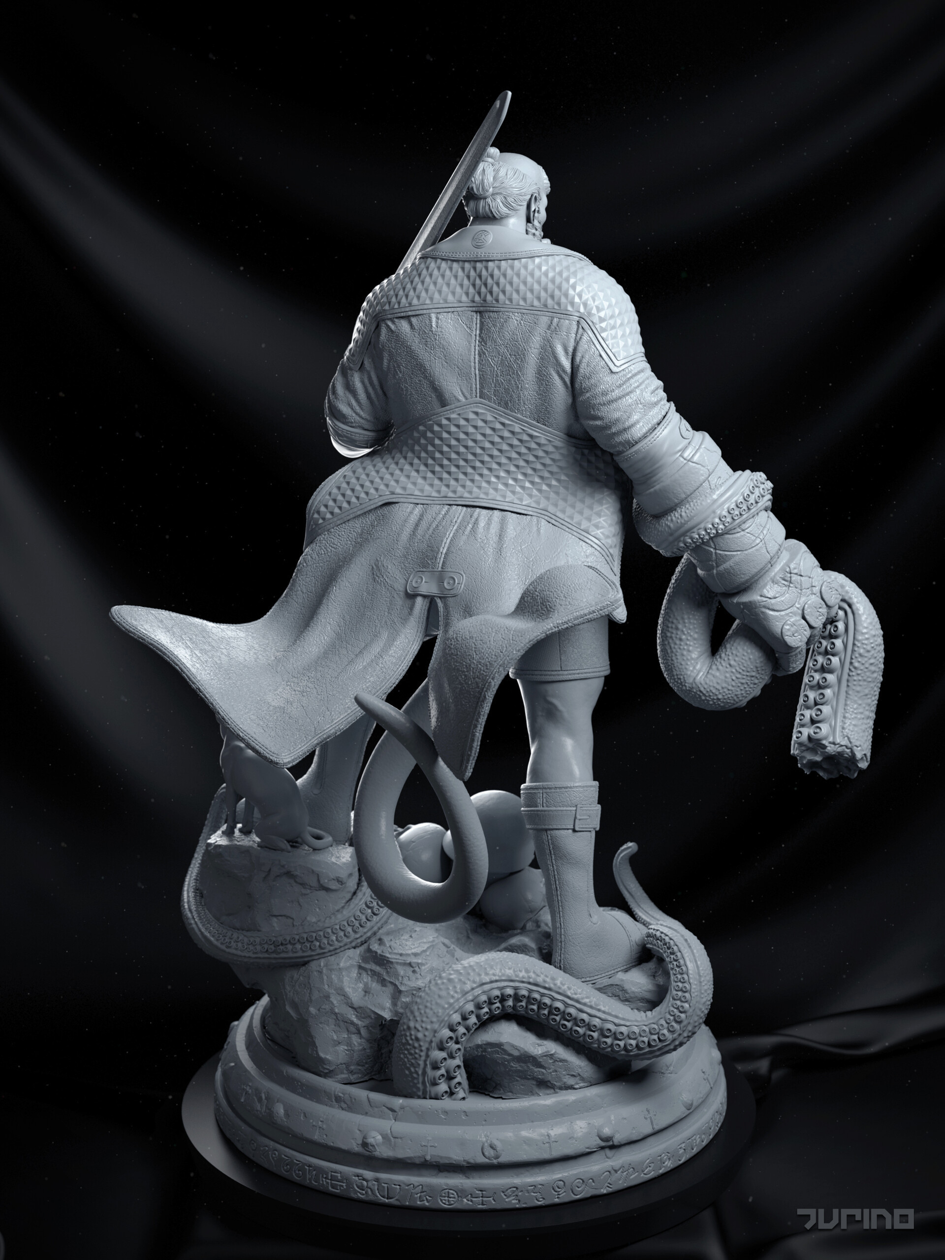 3D-Datei Hellboy 3d Model BPRD Comics 👫・3D-druckbares Design zum ...