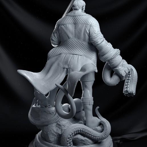 Download STL files Hellboy 3d Model BPRD Comics ・ Cults