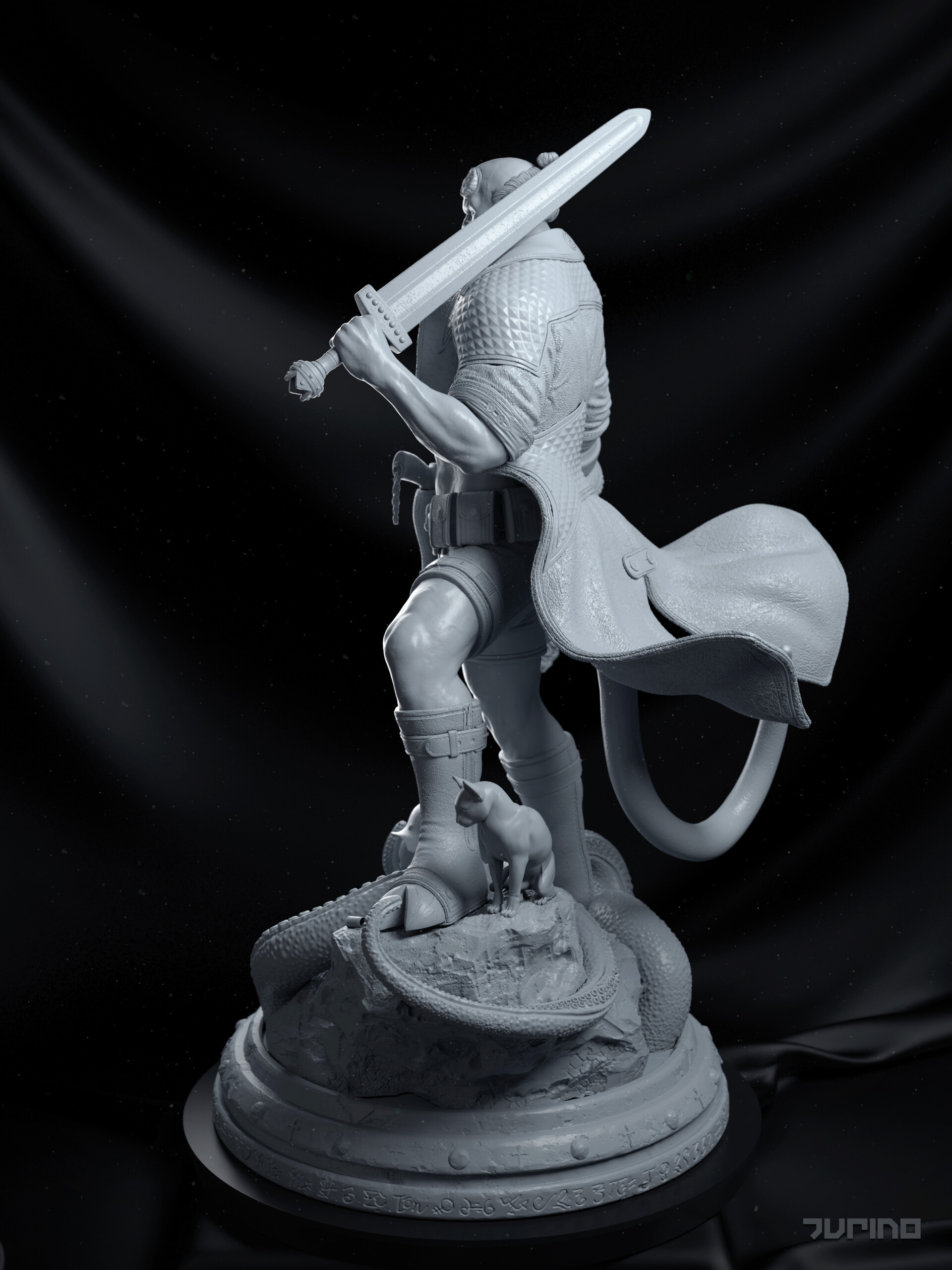 3D-Datei Hellboy 3d Model BPRD Comics 👫・3D-druckbares Design zum ...