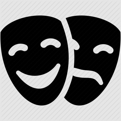 Free STL file Theater Comedy Tragedy Masks・3D printing model to ...
