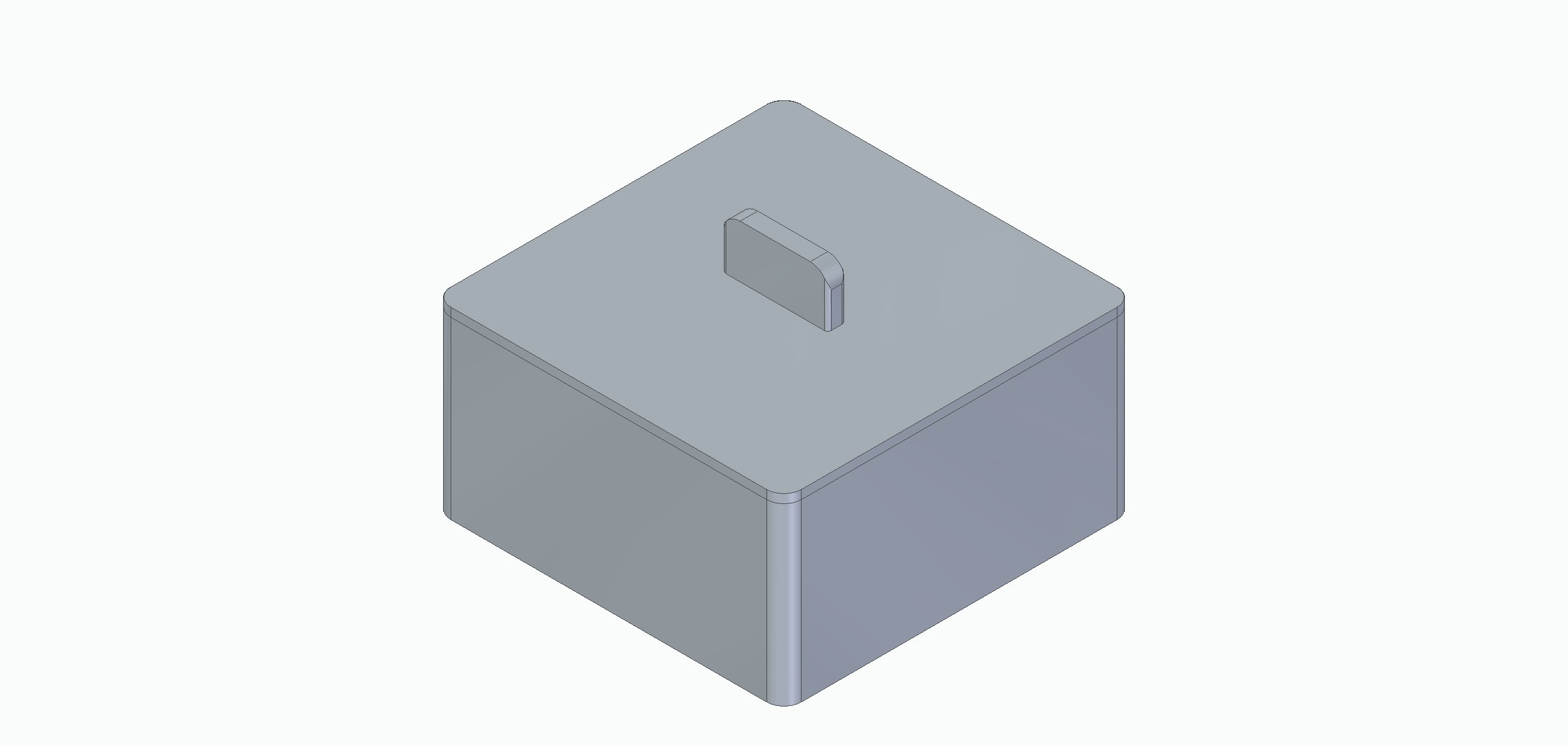 Free STL file Box for that you want with four places (two pieces)・3D ...