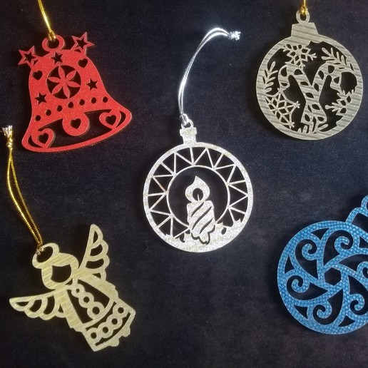 Download STL files Christmas ornaments x30 units ・ Cults