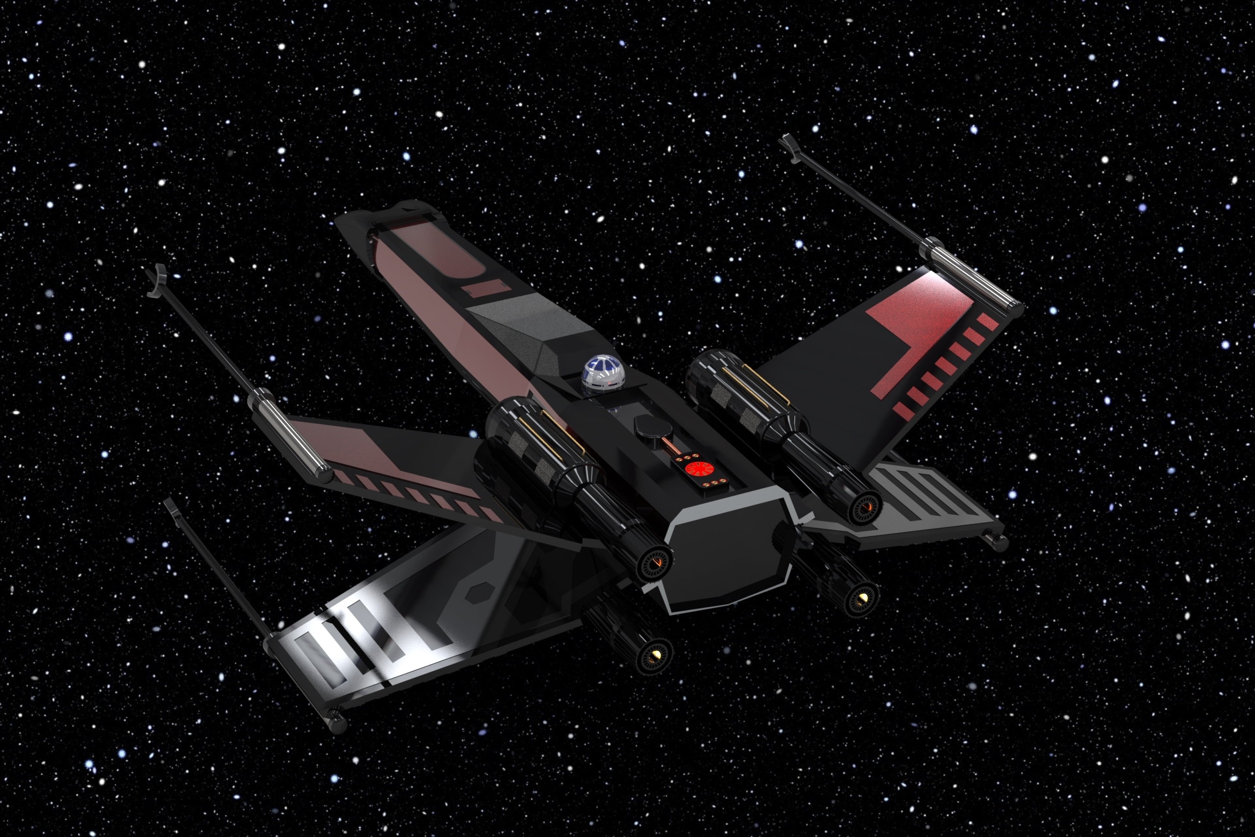 Download STL file Star Wars X - Wing • Design to 3D print ・ Cults