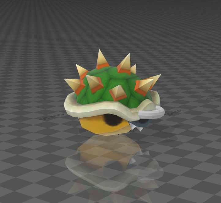 STL file Bowser's shell keychain・3D printing template to download・Cults