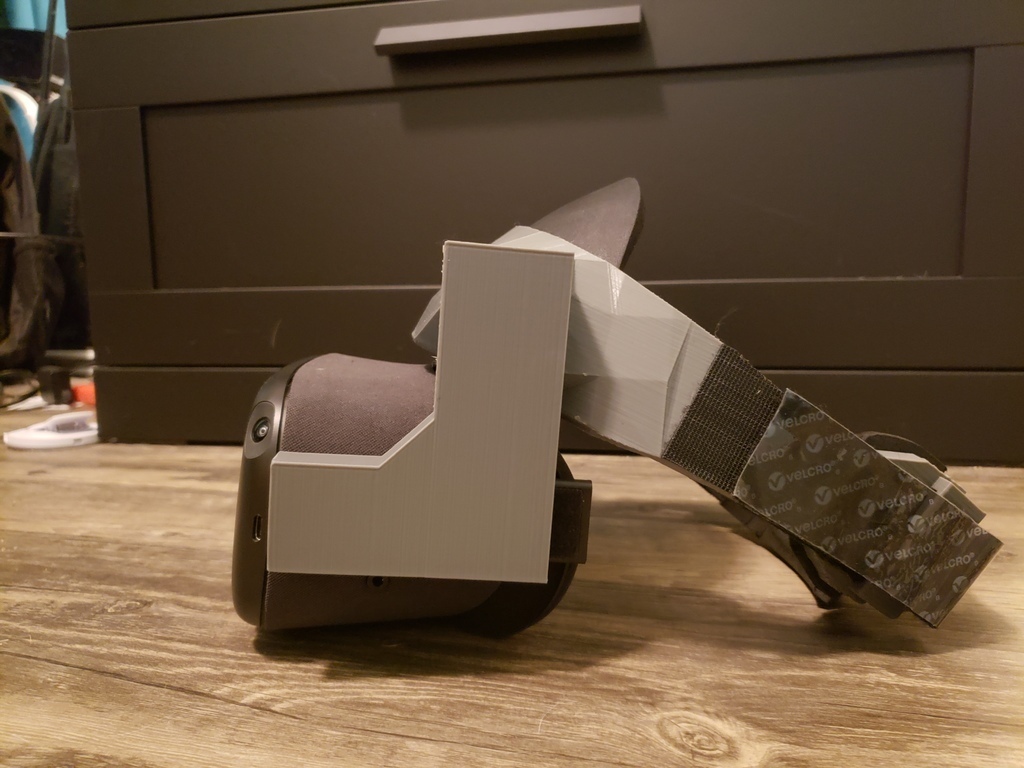 Free 3D file Basic Oculus Quest Halo Style Headstrap・3D printer design ...