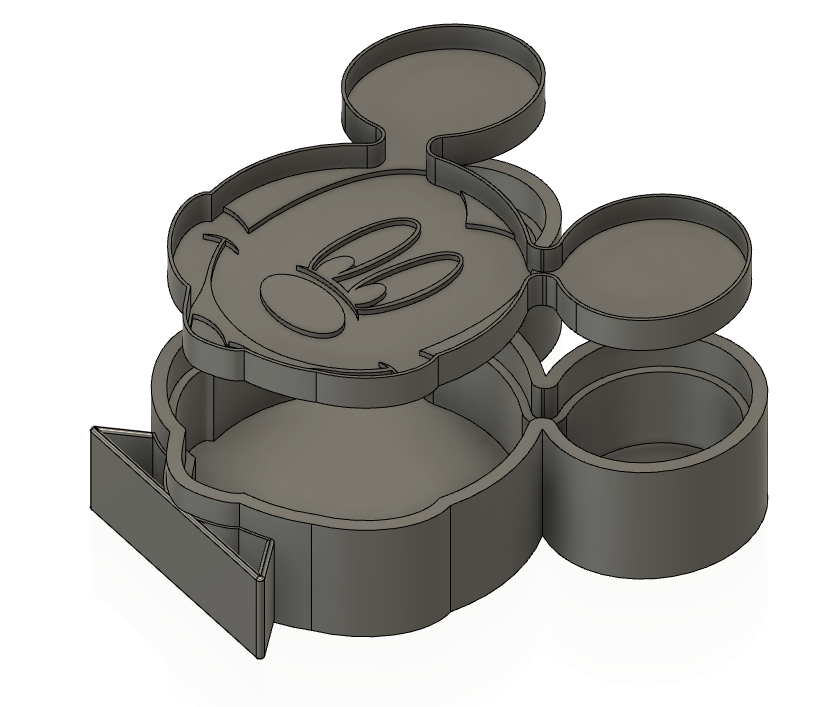 STL file Mickey mouse bed lamp kids 🐁・3D printer model to download・Cults