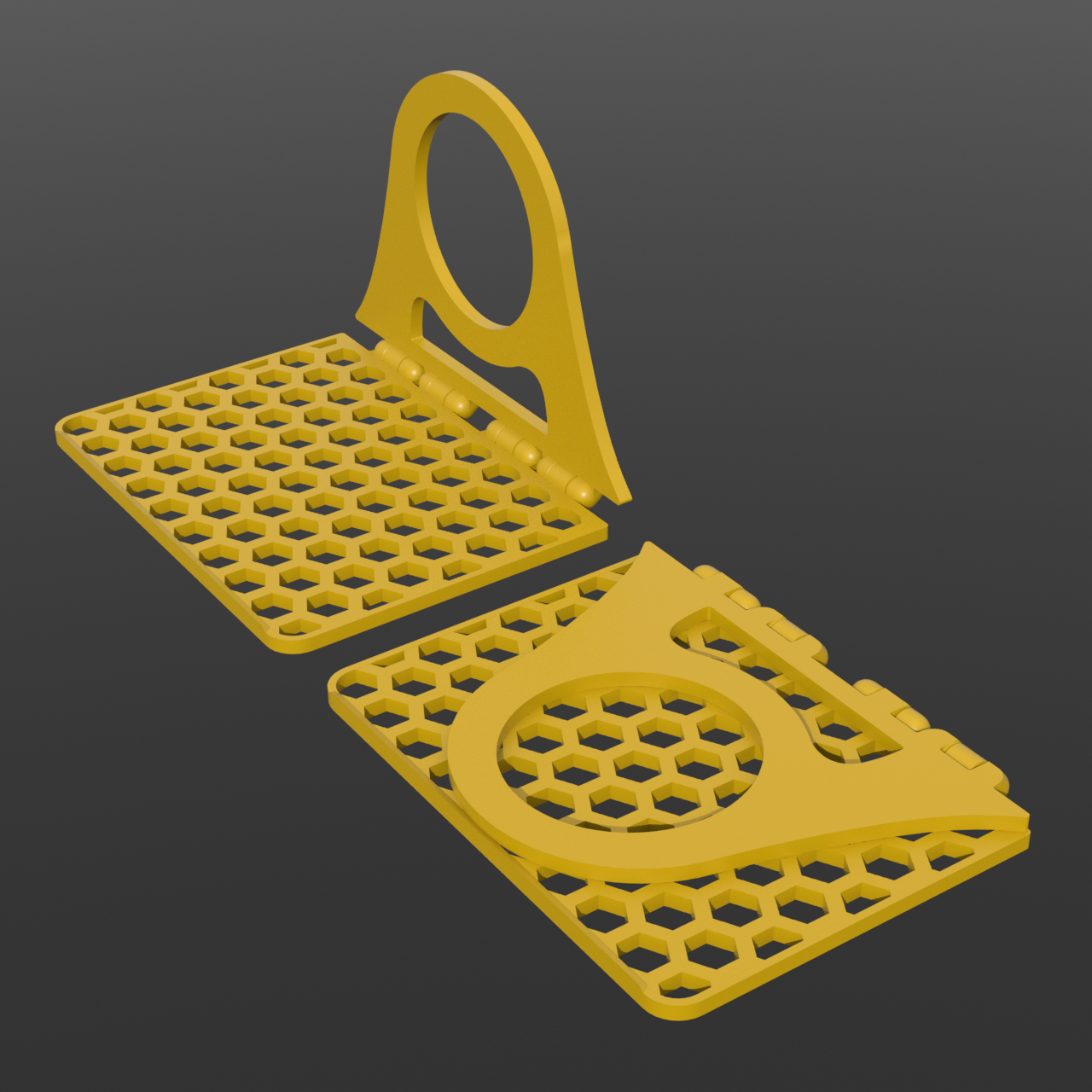 Free STL file Foldable Phone Hanger V2 included・3D print model to ...