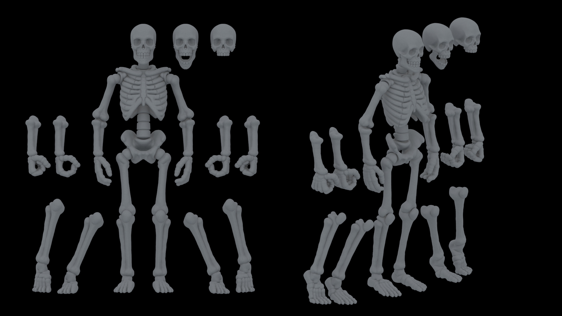 3D file Cursed City - Skeleton Sparta set.・3D print design to download ...